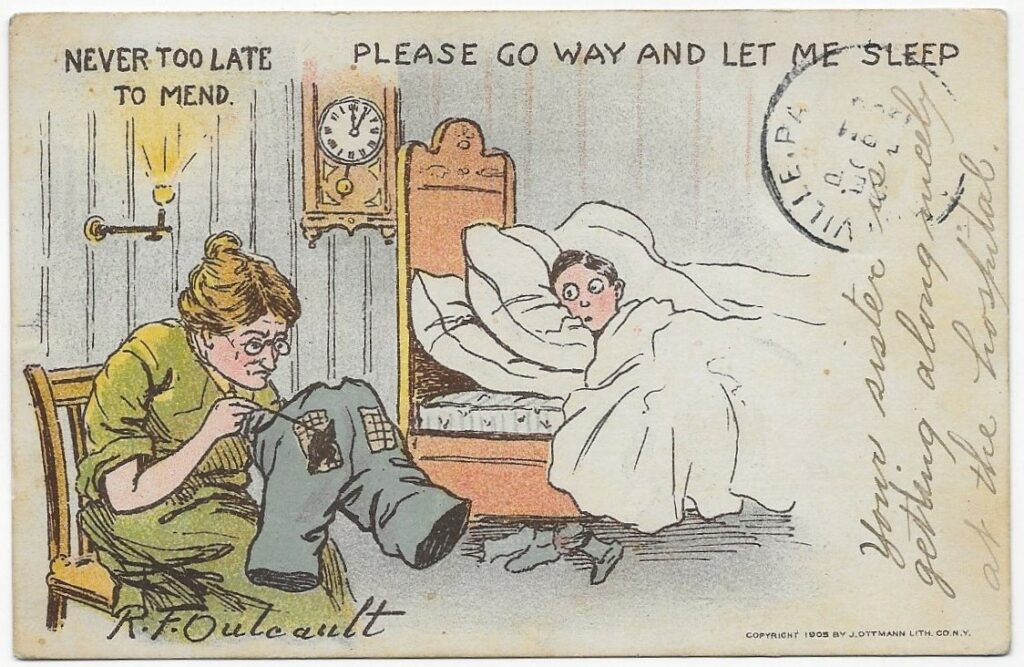 “Never Too Late to Mend” - Quarryville, PA (1906) - History In The Mail ...