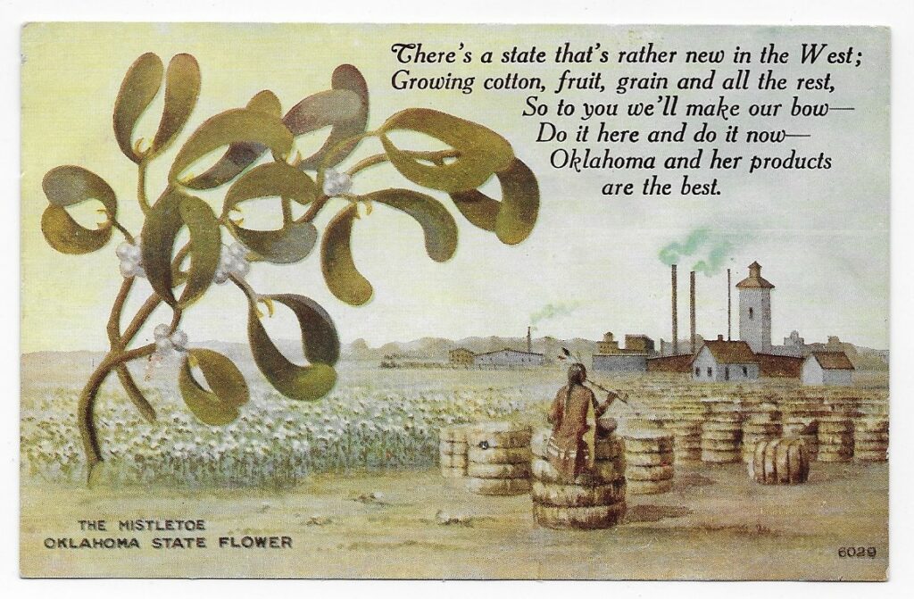 The New State of Oklahoma - circa 1910 - History In The Mail ...