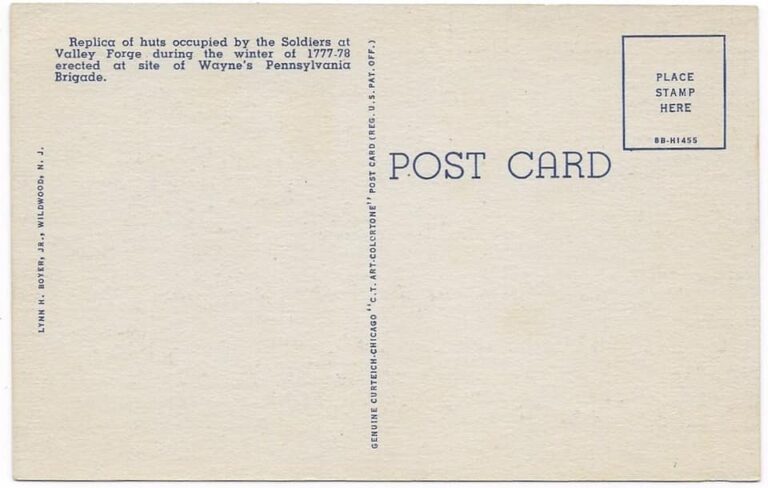 Valley Forge and the Struggle to Endure- Postcard Photograph (circa ...