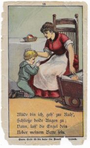German Bedtime Prayer for Children - circa 1895 - History In The Mail ...