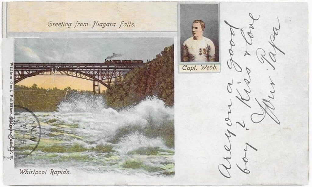 In Memory of the Daring Captain Webb - Niagara Falls, NY (1902 ...