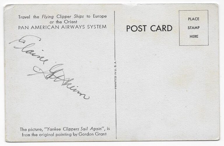 The Clipper Ships of Pan Am - circa 1940 - History In The Mail ...