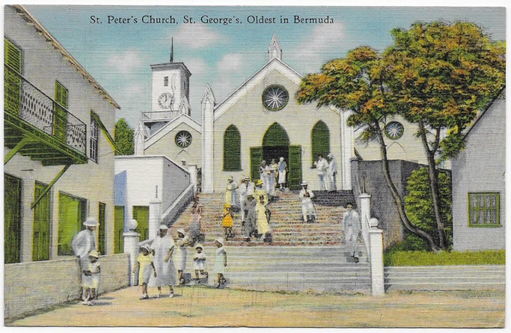 Kay Attends The Anglican Church - St. George’s, Bermuda (1937 ...