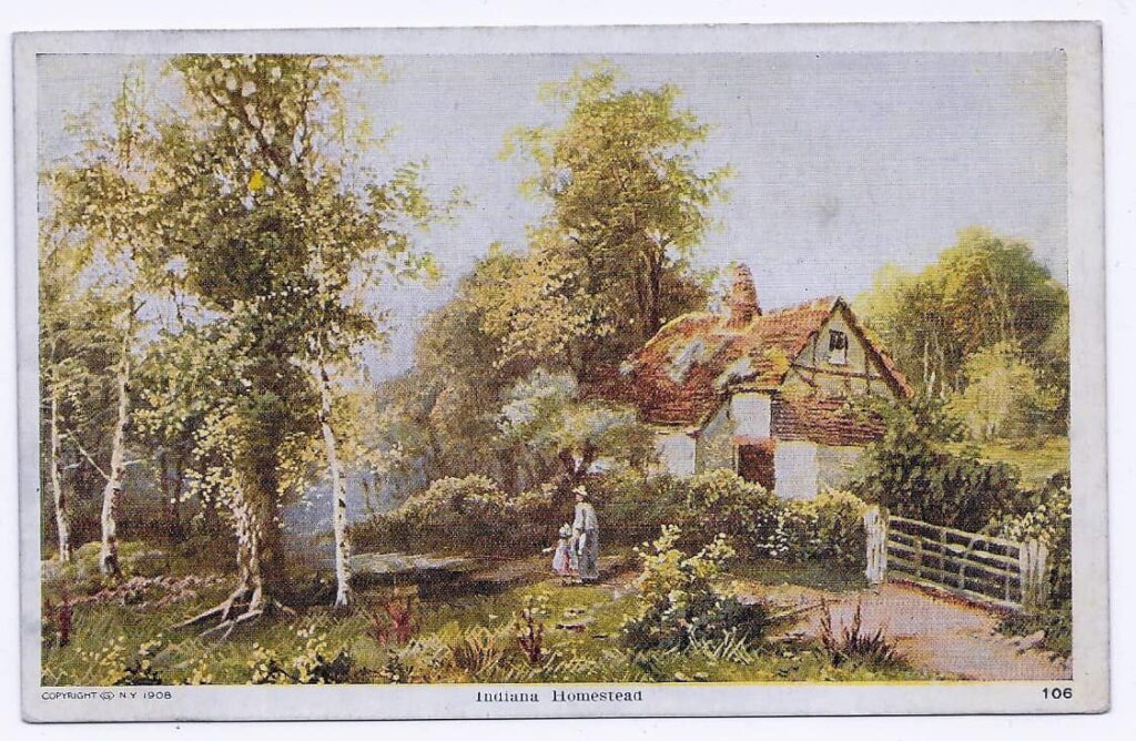 The Indiana Homestead - copyright 1908 - History In The Mail ...