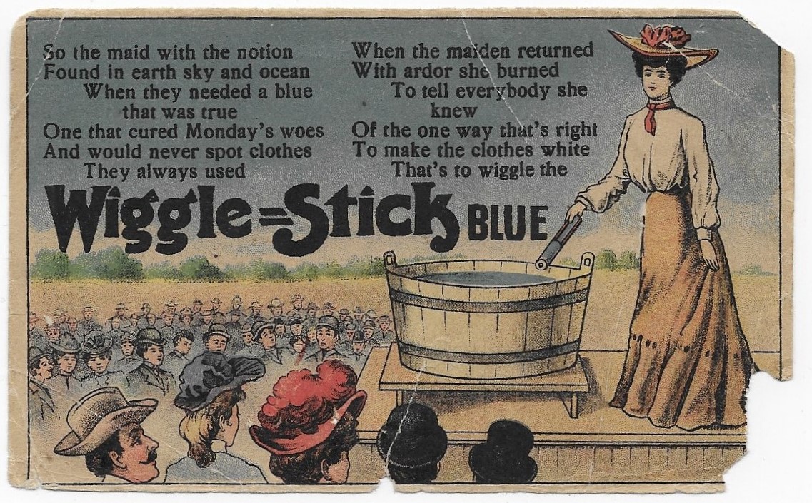 The "Wiggle-Stick" for Whiter Clothes - Advertisement (1905) - History ...