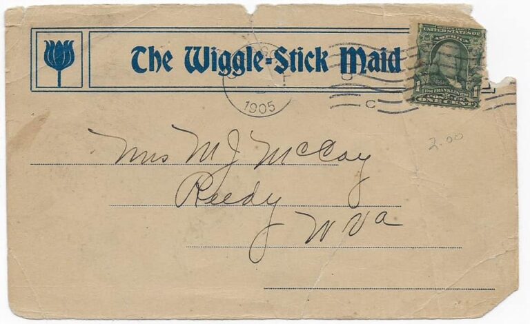 The "Wiggle-Stick" for Whiter Clothes - Advertisement (1905) - History ...