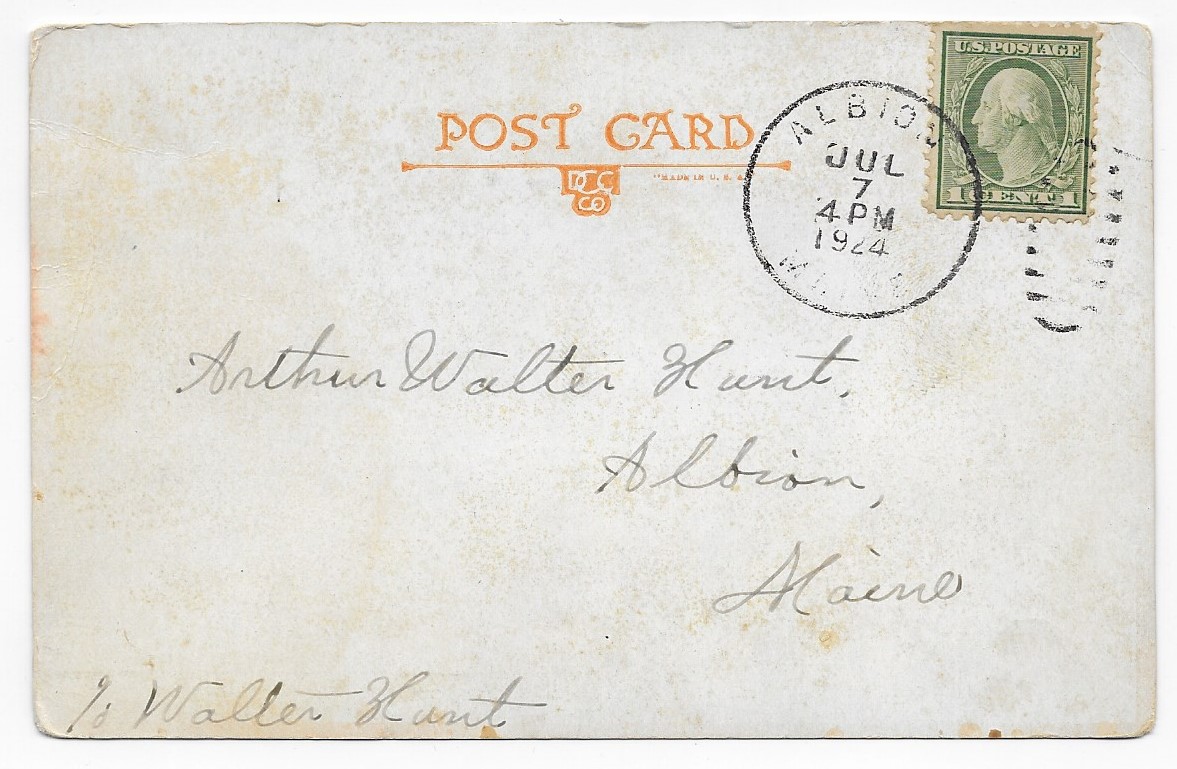 Arthur is Two – Albion, Maine (1924) - History In The Mail | Postcards ...