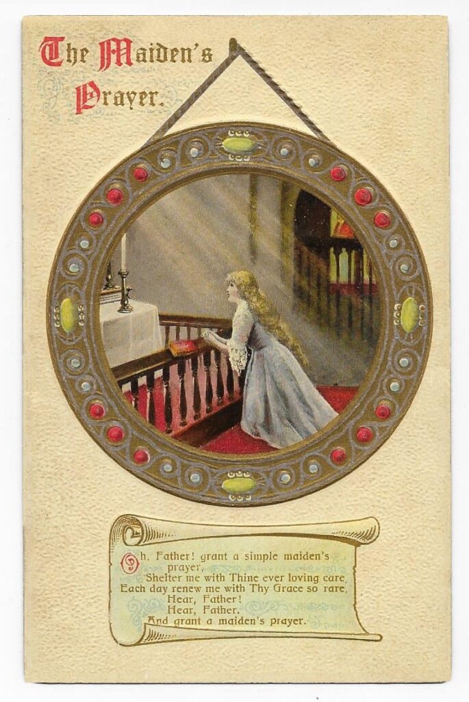 The Maiden’s Prayer - Chickies, PA (1909) - History In The Mail ...