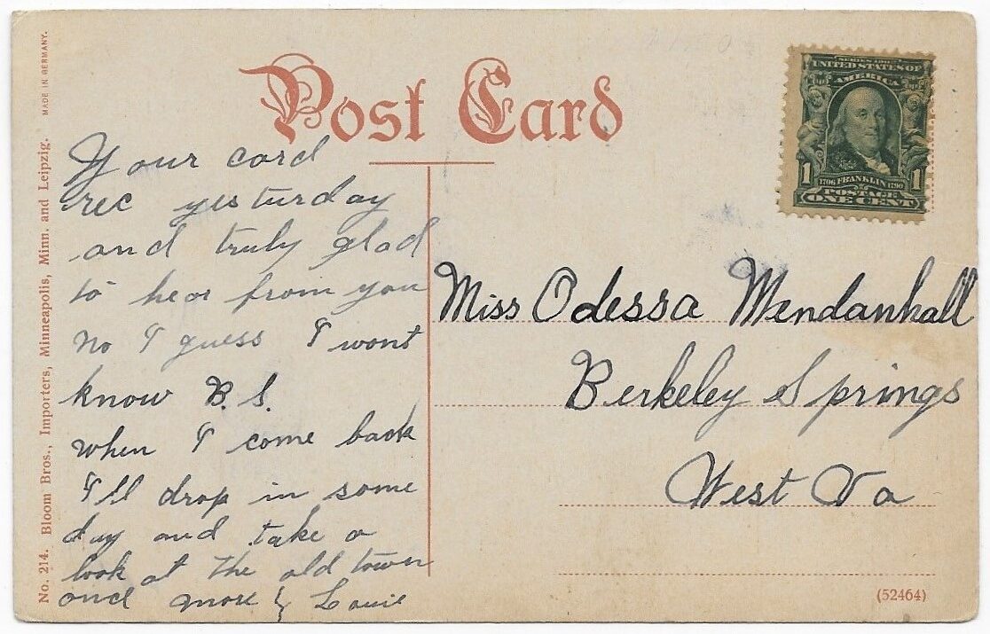 Louise Enjoys a Mountain Lake - Black Hills, South Dakota (circa 1910 ...