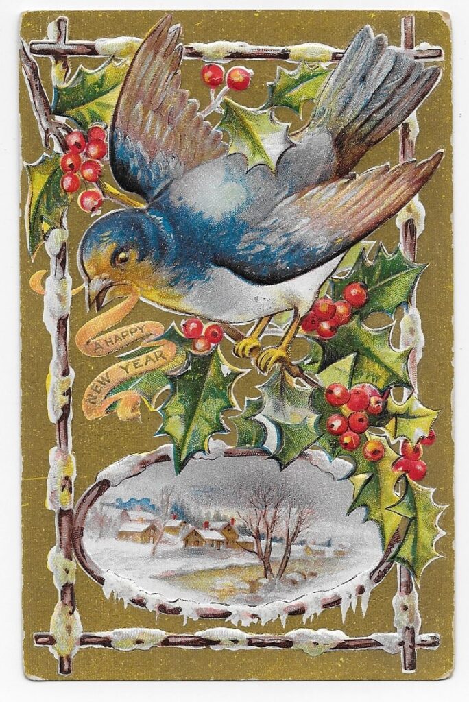 Libbie Sends a New Year Bluebird – Corinth, NY (1911) - History In The ...