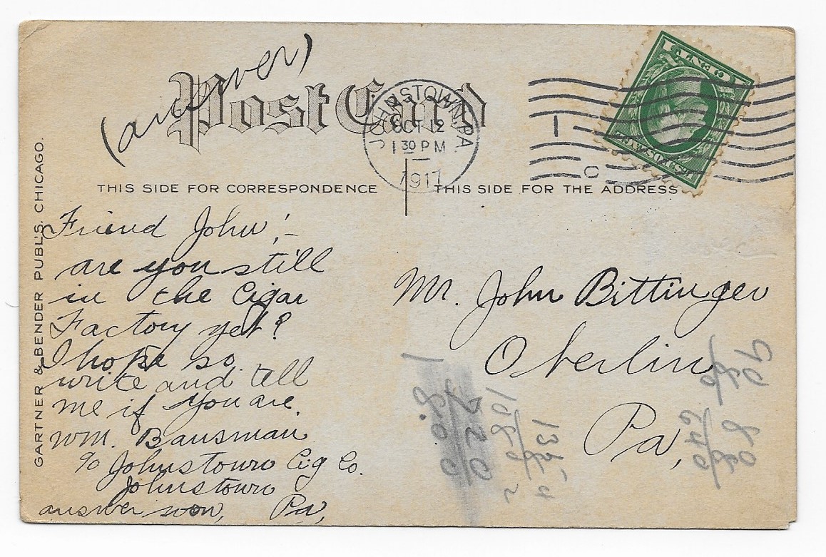 The Boy “Engineer” – Oberlin, PA (1917) - History In The Mail ...