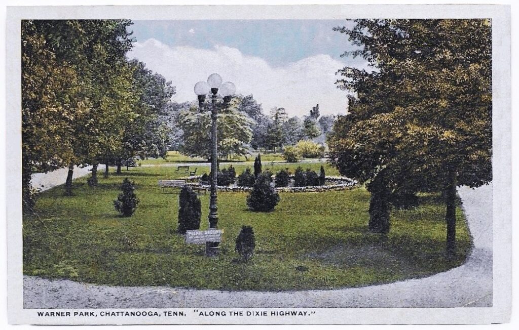 Beulah Receives a View of Warner Park - Chattanooga, Tennessee (1918 ...