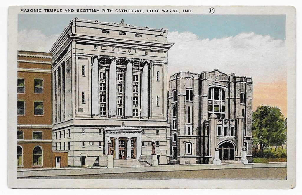 Mildred Sends the Masonic Temple – Fort Wayne, Indiana (1926) - History ...