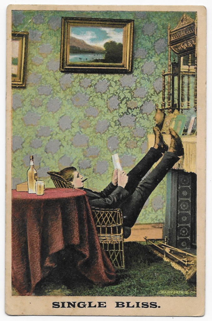 Single Bliss – Toledo, Ohio (1908) - History In The Mail | Postcards and Historic Papers