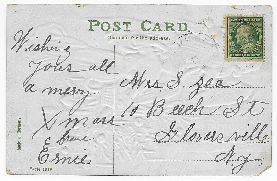 An Angel Bears a Basket – Gloversville, NY (circa 1909) - History In ...