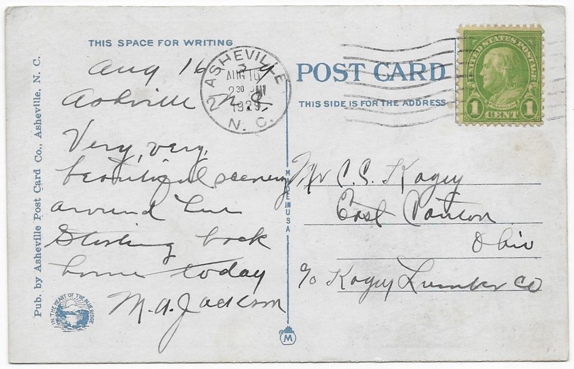 The “Opera Box” at Chimney Rock – North Carolina (1929) - History In ...