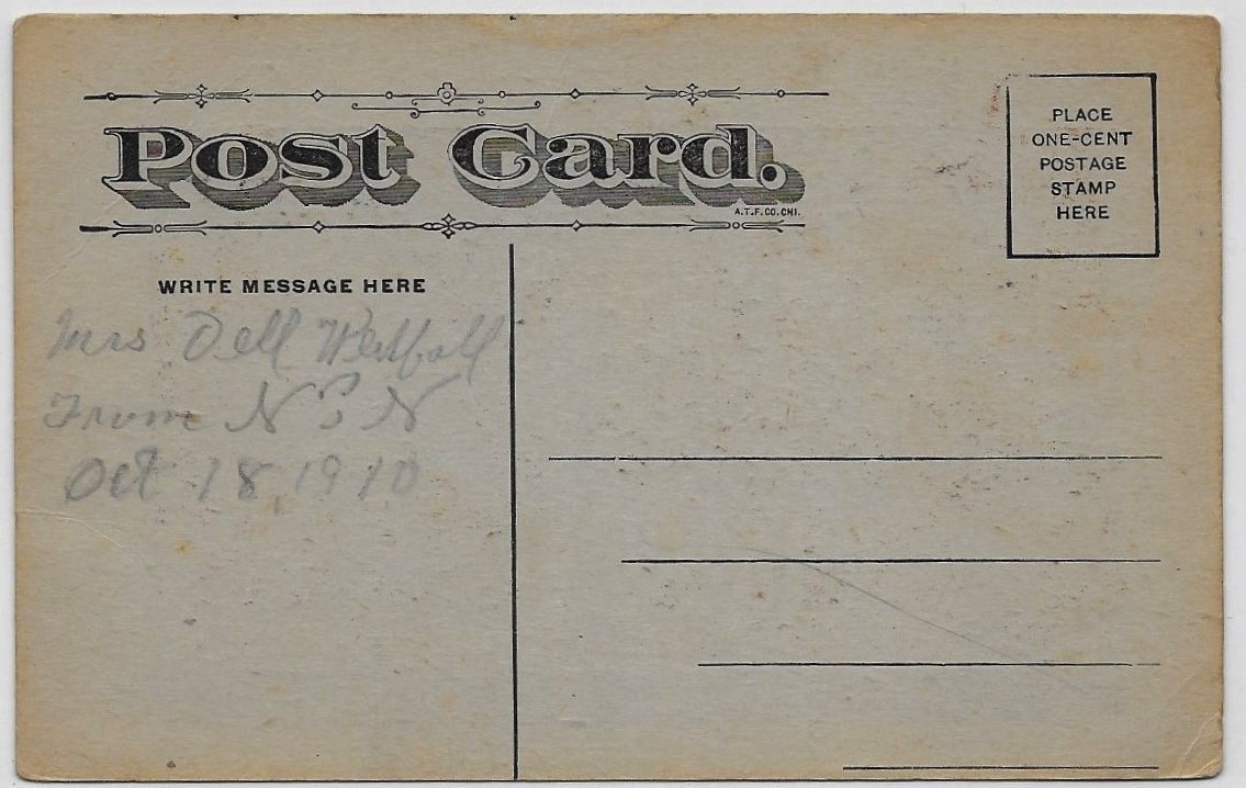 “Out of Sight” – Comic Postcard (1910) - History In The Mail ...