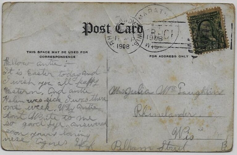 “The Bank of Happiness” – Rhinelander, Wisconsin (1908) - History In ...