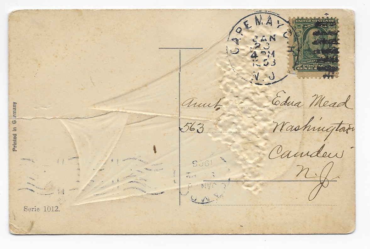 "Norman Writes to Aunt Edna" – Cape May Courthouse, NJ (1908) - History ...