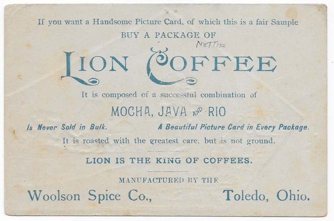 “A Coffee Empire of the 19th Century” – Lion Trade Card circa 1900 ...