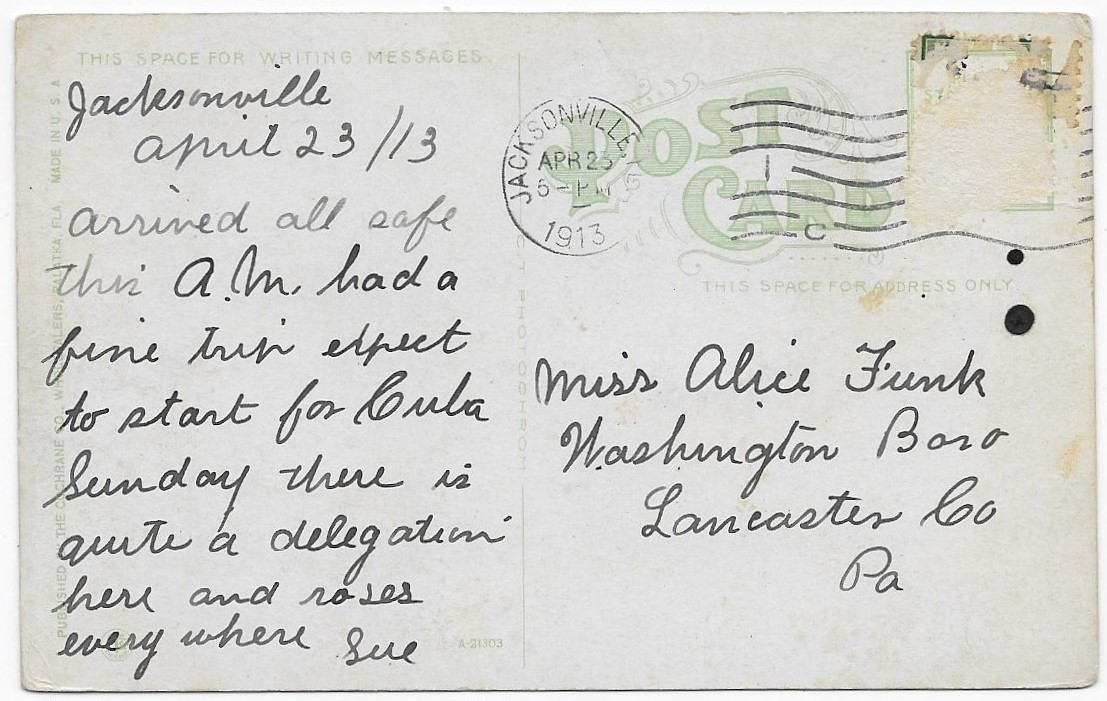 "Picking Oranges" – Jacksonville, Florida (1913) - History In The Mail ...