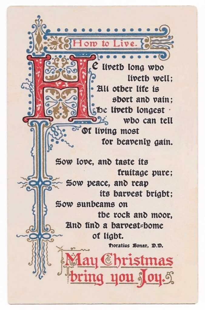 “How To Live for Christmas” – Vicksburg, Mississippi (circa 1910 ...